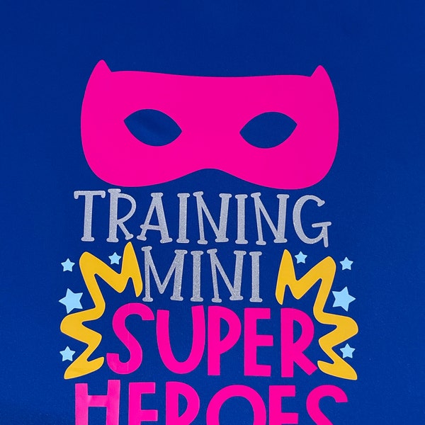 Training Mini Superheroes Svg Eps Dxf Png Cutting Files for Silhouette ...