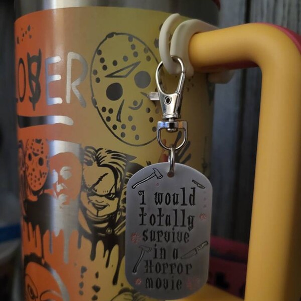 Crazy Cat Dude Keychain - Funny Hand-stamped Keychain - Cat Dad Gift - Etsy