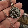 Sigil of Lilith Pendant Medallion Left Hand Path Seal of Lilith Naamah ...