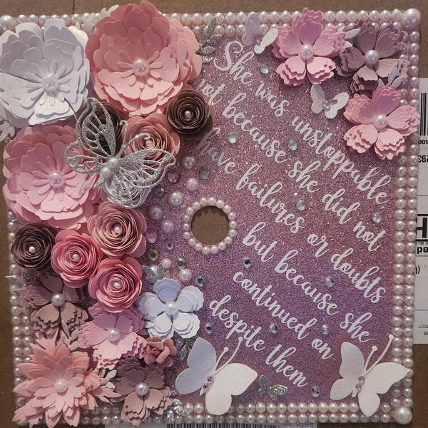 Custom Graduation Cap Topper Personalized Grad Cap - Senior Class of ...