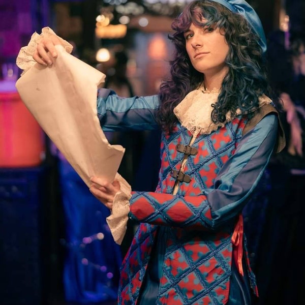 Female Fantasy Tabard Vest With Lacing - PDF Pattern for Instant ...