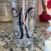 Sailboat Monogram Decal - Etsy