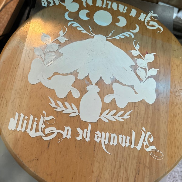 Skeleton Skull & Hands Butterfly - Gothic Spring - Instant Download ...