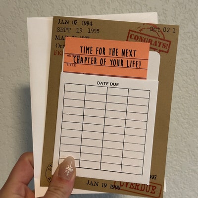 Time for the Next Chapter in Your Life Book Themed Congratulations Card ...