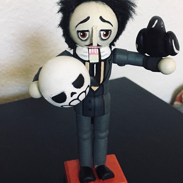 Edgar Allen Poe Nutcracker, Famous Poet Gift,edgar Allen Poe Decor ...