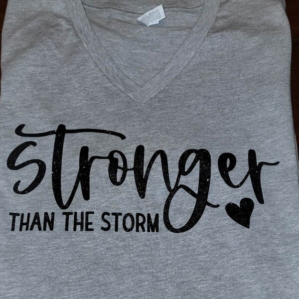 Stronger Than the Storm Svg, Inspirational Svg, Motivational Svg ...