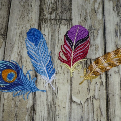 FSL Feathers Free Standing Lace Machine Embroidery Designs Instant Download 4x4 Hoop 10 Designs ...