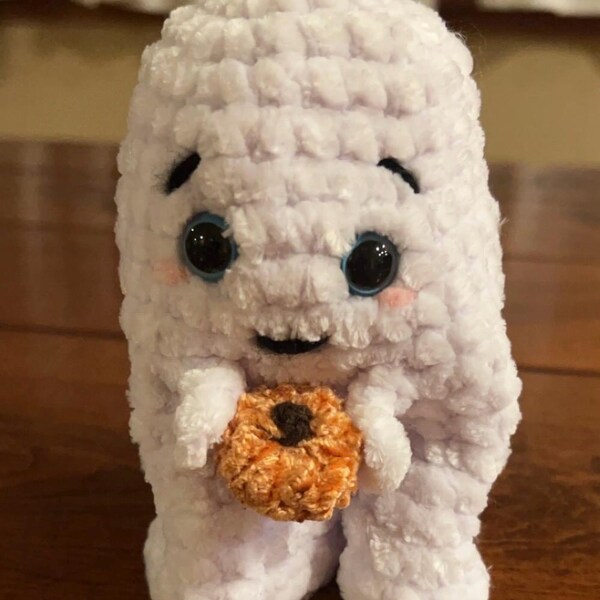 PATTERN: Low Sew Plush Ghasper the Sheet Ghost - Crochet Ghost With ...