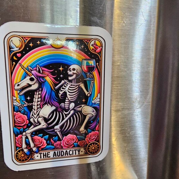 The Audacity Stickers, Funny Tarot Card Decals, Funny Mom Gift, Best ...