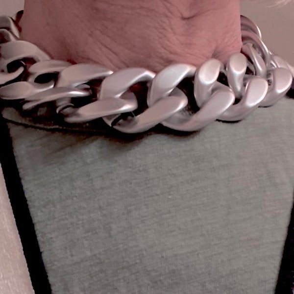 Heavy Extra Large Gold Chain Choker Necklace, Ultra Chunky Chain ...