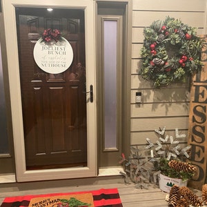 Home of a Veteran Round Door Sign Hero Door Sign Military | Etsy