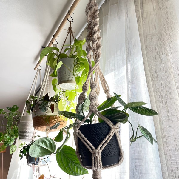 Boho Farmhouse Macrame Mug Rug, Coffee Cup Coaster, Autumn Boho Home ...