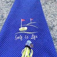 Lady Golfer Machine Embroidery Design, Golf is Life Female Golfer Stick ...
