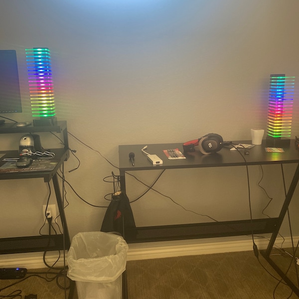 Unique Floor Lamps for Living Room (2x Tower), Sound Reactive, RGB LED ...