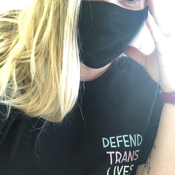 DEFEND TRANS LIVES T-shirt (30% of Proceeds Donated to Black Trans ...