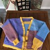 Crochet Colorblock Cardigan Written Crochet Pattern - Beginner-friendly ...