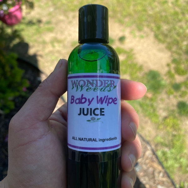 Concentrated ALL NATURAL Baby Wipe Juice, Just Add Water - Etsy