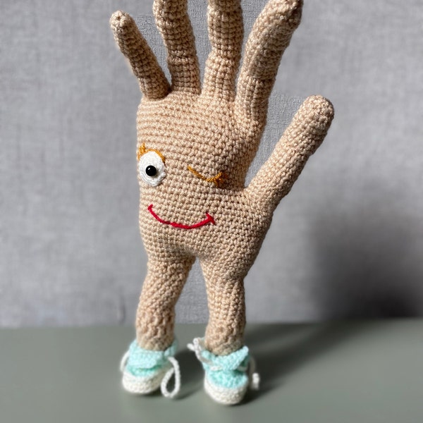 A Novelty Crochet Hand PDF Pattern With Moveable Fingers - Etsy