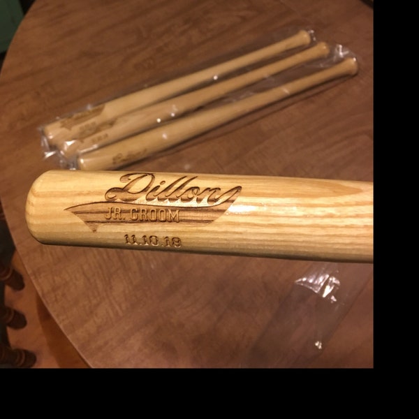 18" Personalized Baseball Bat Custom Baseball Bat Engraved Bat Engraved ...