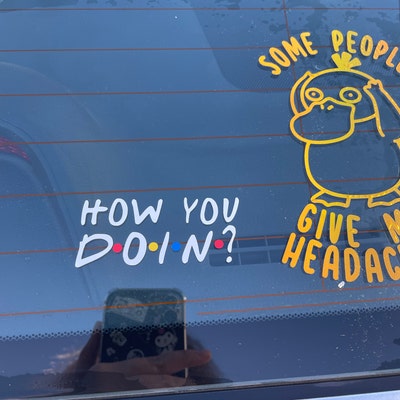 Funny Friends Vinyl Decal, How You Doin Sticker, How You Doing Decal ...
