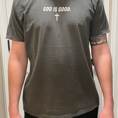 Comfort Colors, God is Good T-shirt for Men Christian T-shirt Trendy ...