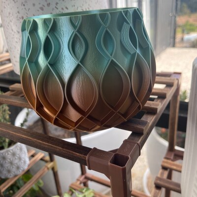 Plant Pot STL 3D Print File Model bellvere for Planters and Big Plant ...