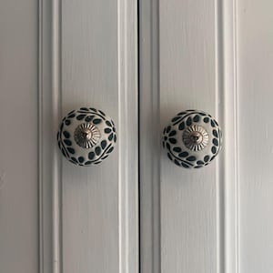 Unique Style Hand Painted Ceramic Knobs / Drawer Pulls/ Furniture. Door ...
