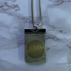 Time Traveler Quantum Fire Red Badge Metal Prop Concept Time - Etsy