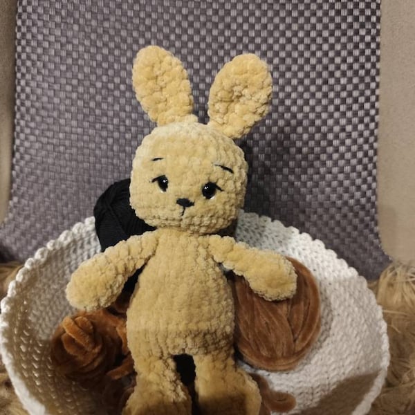 DOR Bunny Amigurumi/crochet Rabbit/ Easy Crochet Pattern/low Sew ...