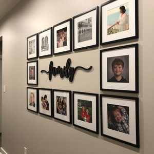 Family Word Cut Out Family Sign Wooden Letters Family - Etsy