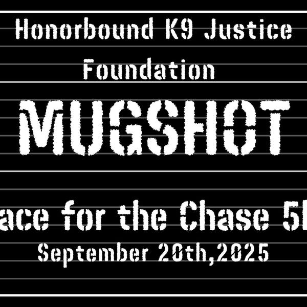 DIY Mugshot Sign, Editable Mugshot Sign Board, Police Party, Photo ...