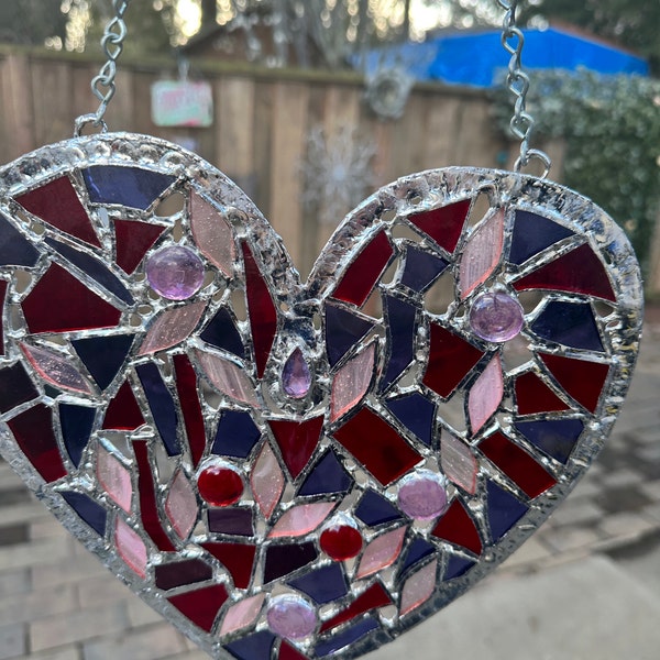 Stained Glass Sheet Ruby Red Waterglass Transparent Spectrum MOSAIC - Etsy