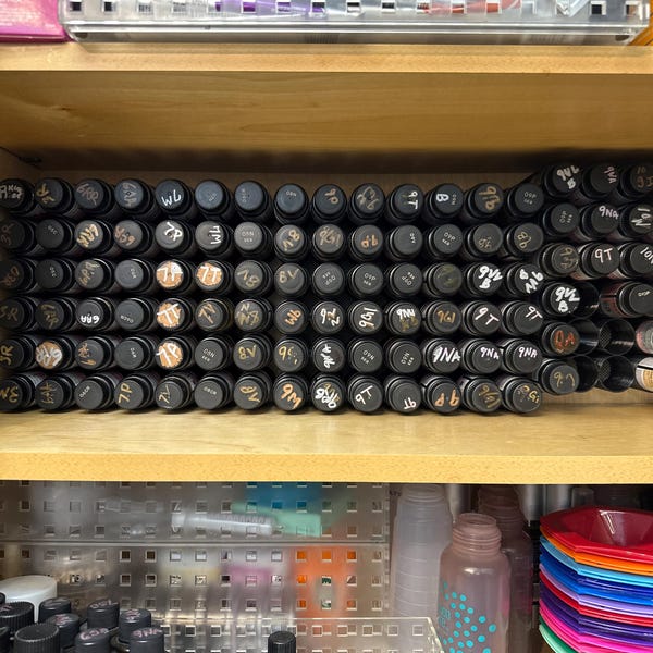 Redken Shades EQ Wall Mount Hair Color Organizer - Heavy Duty Bottle ...