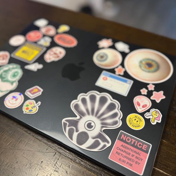 Retro Pixel Windows Icons Sticker Sheet | 90s Y2K Computer Aesthetic ...