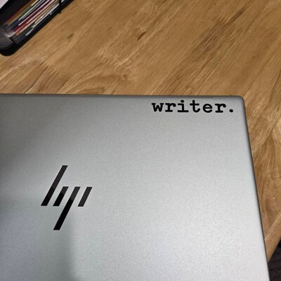 Writer Sticker, Typewriter Sticker, Gifts for Writers, Writing Sticker ...