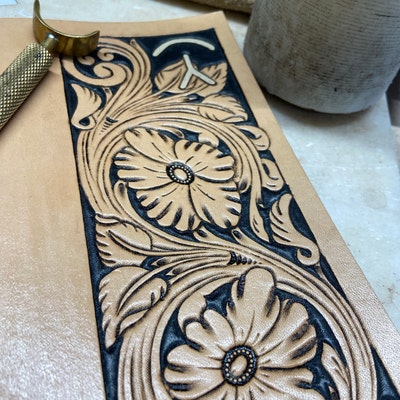 SUNFLOWER BELT PATTERNS 2 Different Repeating Leather Belt Patterns ...