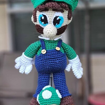 Crochet Pattern Bro Super Plumber PDF Easy Amigurumi Baby Toy Fine or ...
