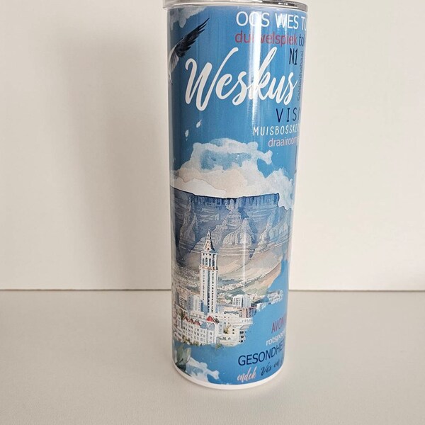 South African Afrikaans Skinny Tumbler Sublimation Design Png,afrikaans ...