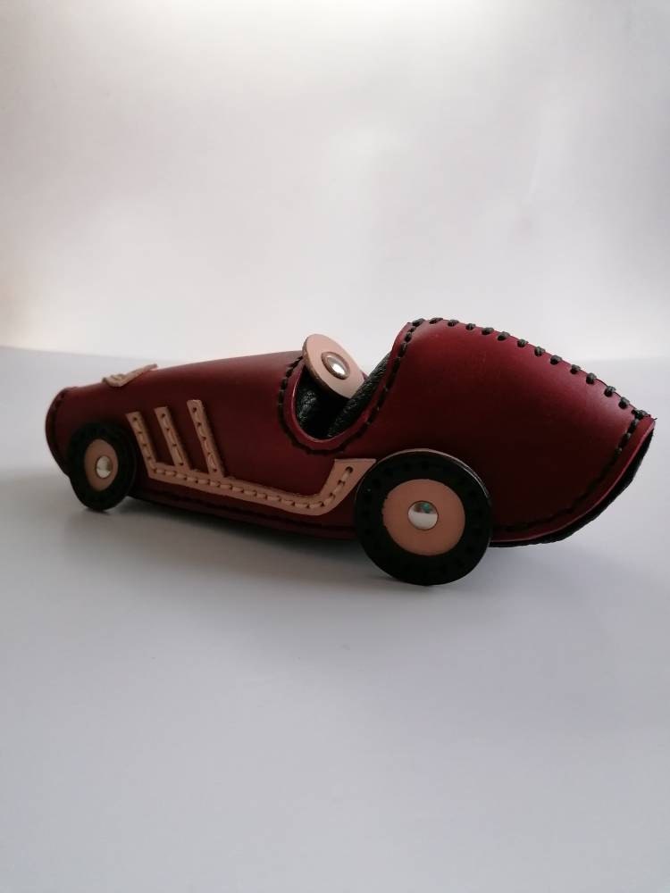 Leather pattern PDF - Toy racing car - by LeatherHubPattern