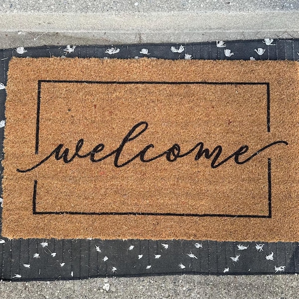 Housewarming Gift, Custom Doormat, Last Name Doormat, Wedding Gift ...