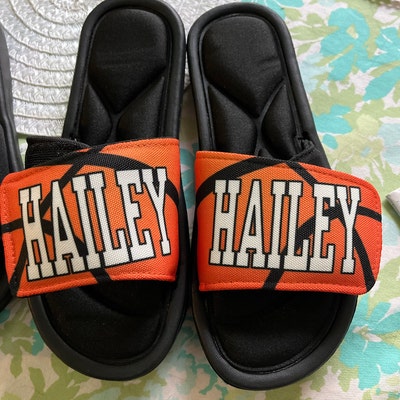 Personalized Custom Basketball Slides Flip Flops Sandals - Etsy