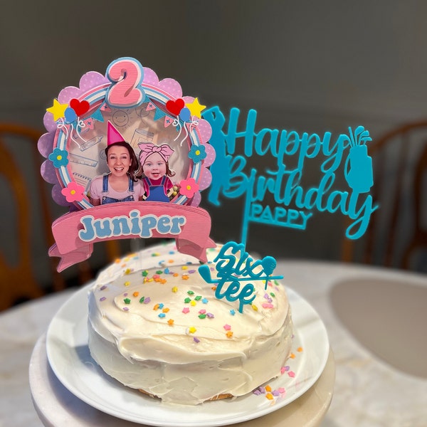 Ms. Rachel Birthday Cake Topper, Song for Littles Cake Topper Shaker ...