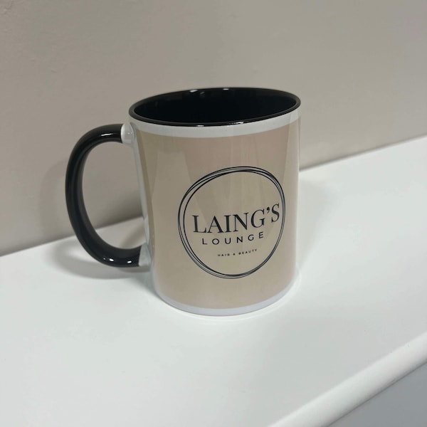 50 X Printed Custom Branded Business Logo Mugs Cups Merchandise ...