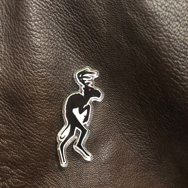 Wendigo Pin, Wendigo Art, Wendigo Figure, Acrylic Pin, Cryptid Core ...