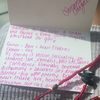 Vibrate Higher Goodess Waistbeads With Authentic Semi Precious Stones W ...