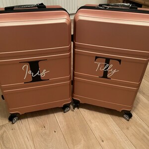 Suitcase STICKER Initials Name Personalised Decal Vinyl - Etsy UK
