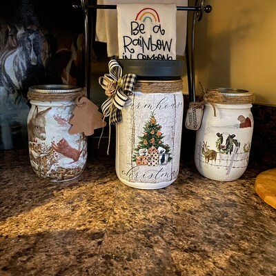 RED TRUCK Container Red Truck Decor Red Truck Vase Glass Vase - Etsy