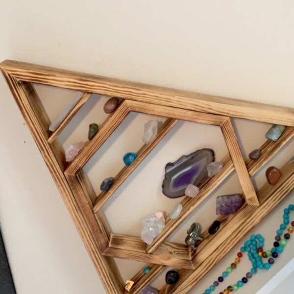 Hexagon/triangle Display Shelf - Etsy