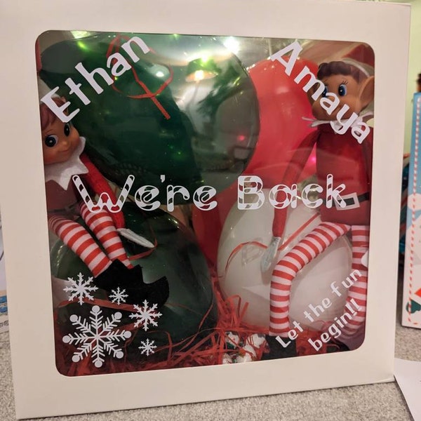 Personalised Elf Arrival | Elf Kit | Elf Arrival | Elf Arrival Box ...