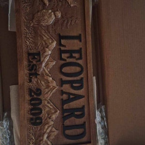 Custom Wolf Gift Wolf Wall Art Personalized Wood Wolves Sign Cabin ...